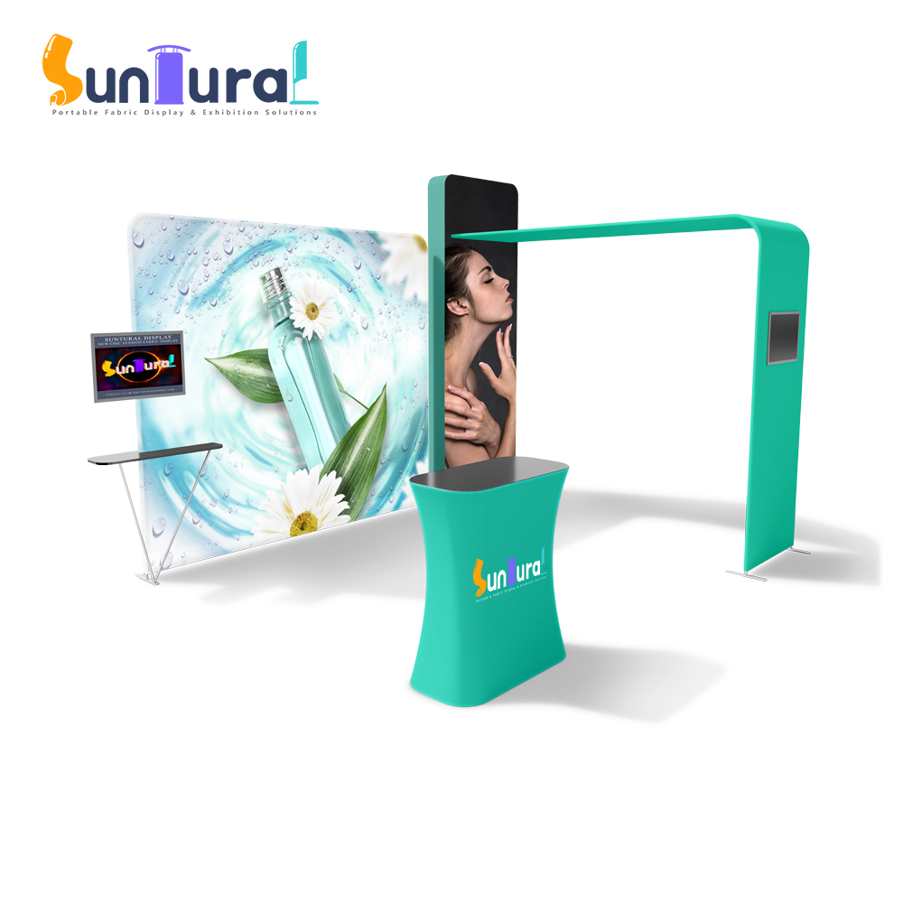 10x10 FT Fabric Exhibit Display Booth Solution SC-TD-EB1389 - Buy ...