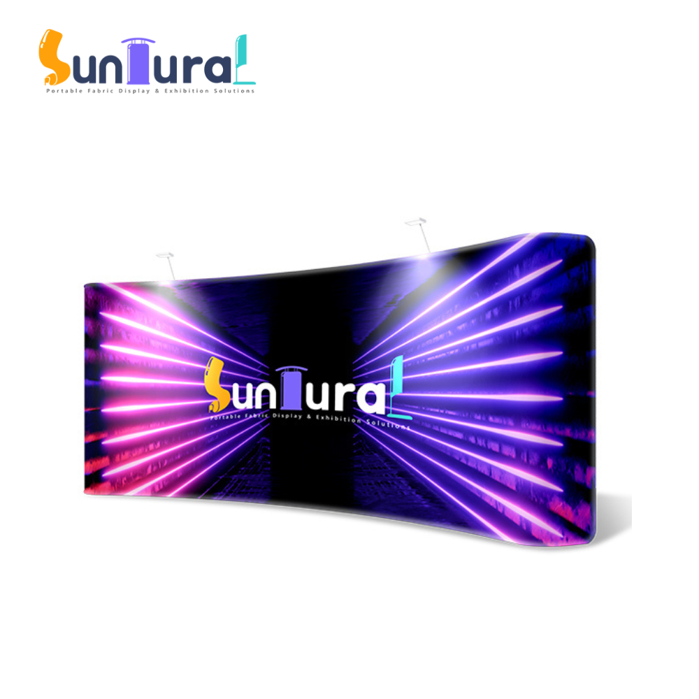20FT Curved Display Backdrop - Buy tension backdrop frame, Backdrop ...